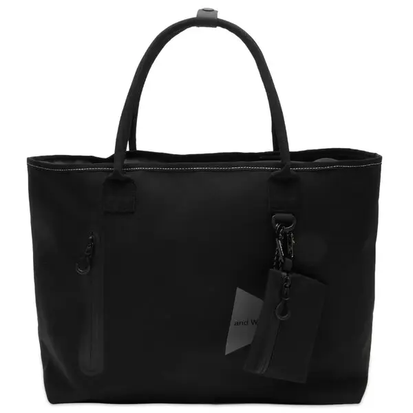 AND WANDER Pe/co Tote Bag - Black