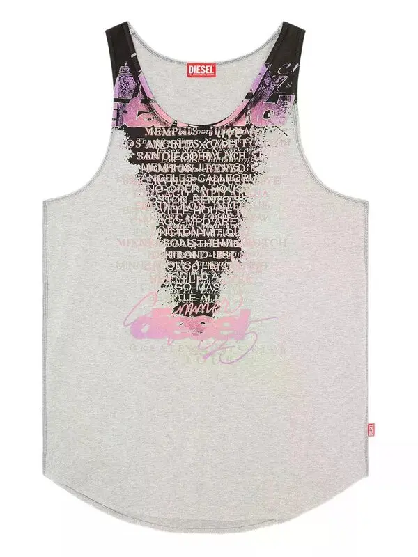 DIESEL® Remaster Capsule Tank Top - Grey