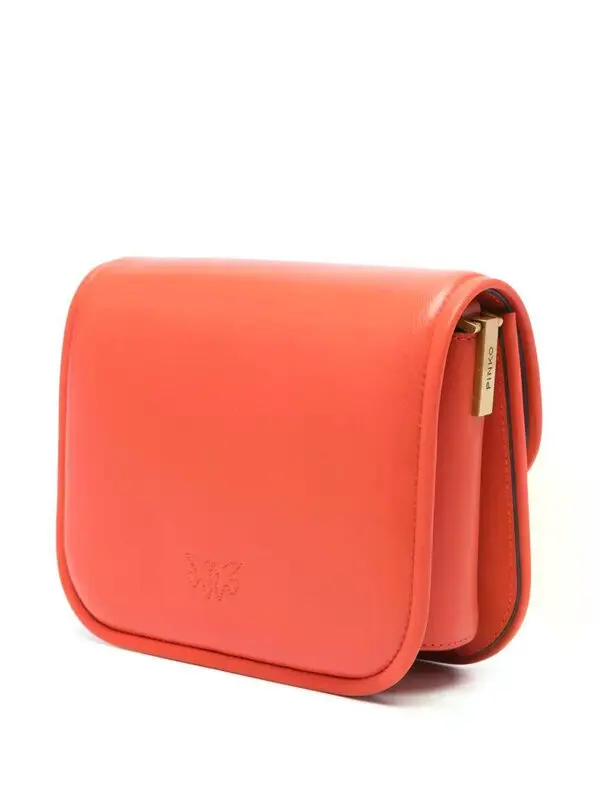 Pinko Mini Love Box Shoulder Bag - Orange