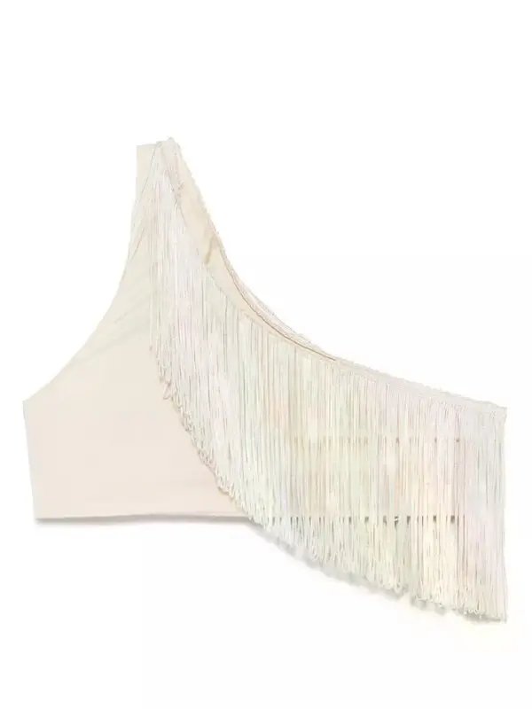 FORTE_FORTE Fringed Bra - Neutrals