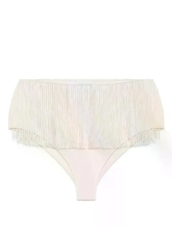 FORTE_FORTE Fringed Briefs - Neutrals