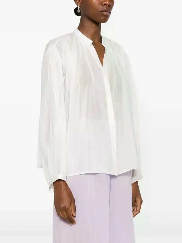 FORTE_FORTE Semi-sheer Shirt