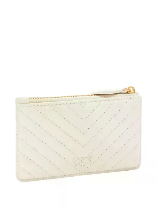 Pinko Quilted Wallet - White