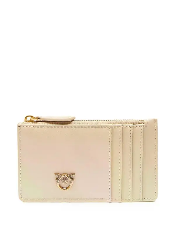 Pinko Zipped Cardholder - Neutrals