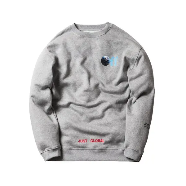 Kith Offwhite Just Global Crewneck Sweatshirt