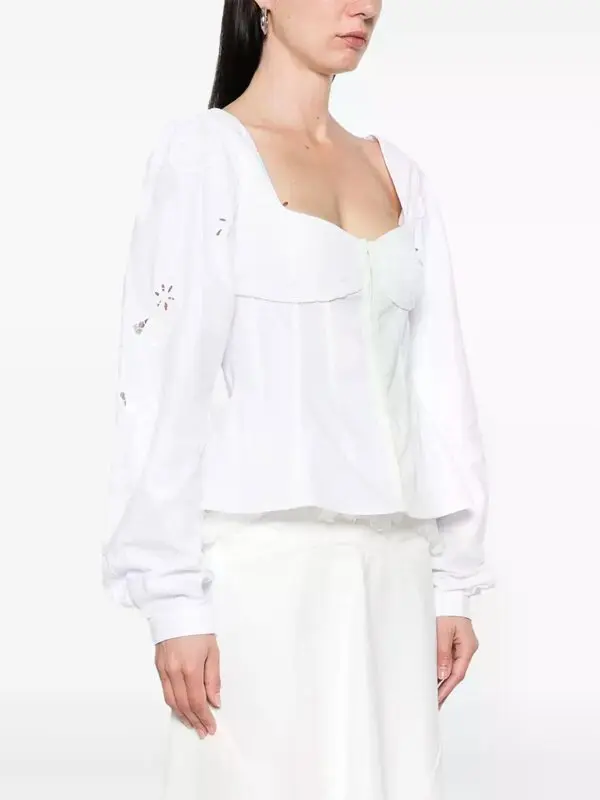 MARINE SERRE Cotton Blouse