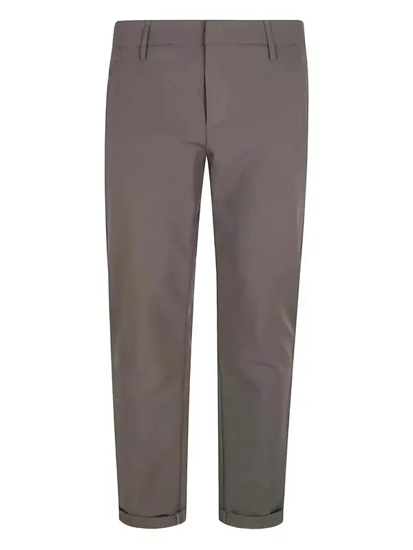 DONDUP Cotton Trousers - Brown