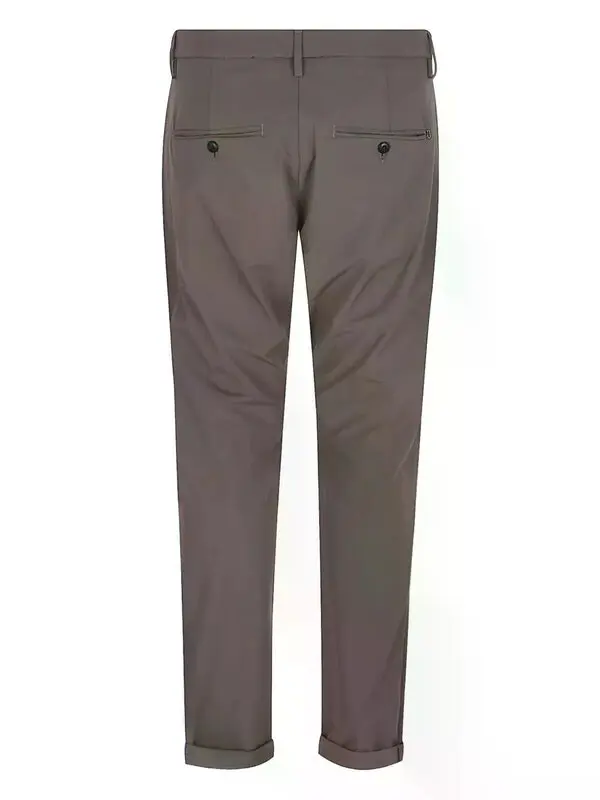 DONDUP Cotton Trousers - Brown