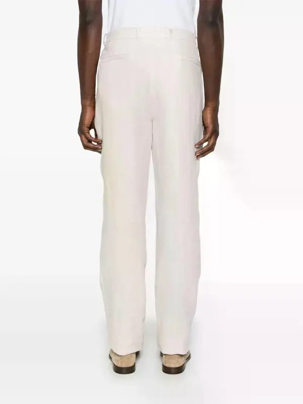 Brunello Cucinelli Linen Trousers - Neutrals