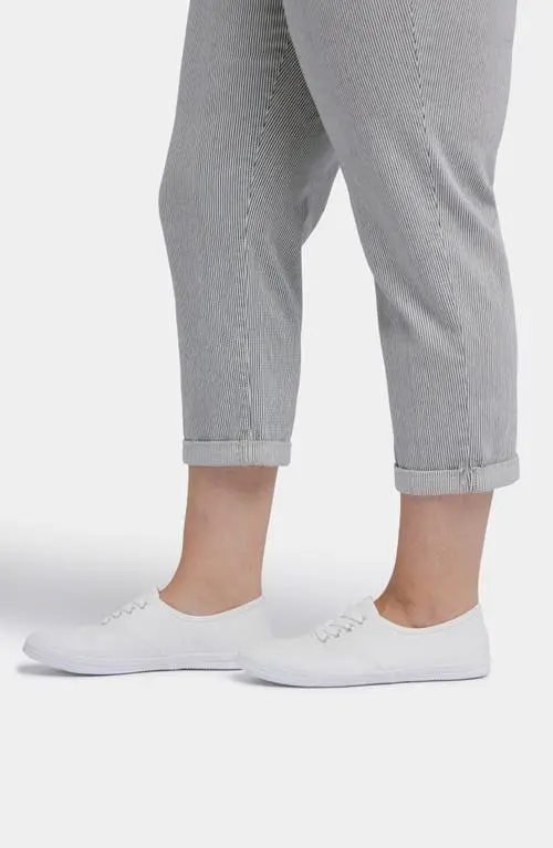 NYDJ Chloe Cuffed Capri Jeans - Luarca Stripe