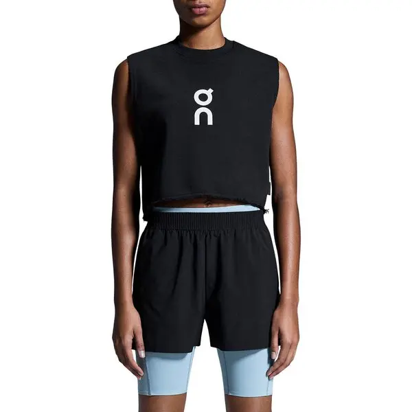 On Club Logo Crop Muscle Tank