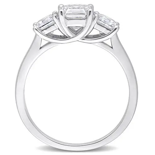 JULIANNA B. 1-5/8ct Dew Moissanite 3-stone Ring