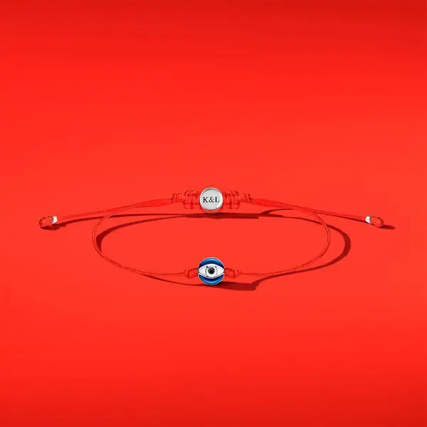 KARMA AND LUCK Spiritual Freedom Evil Eye Bracelet - Red
