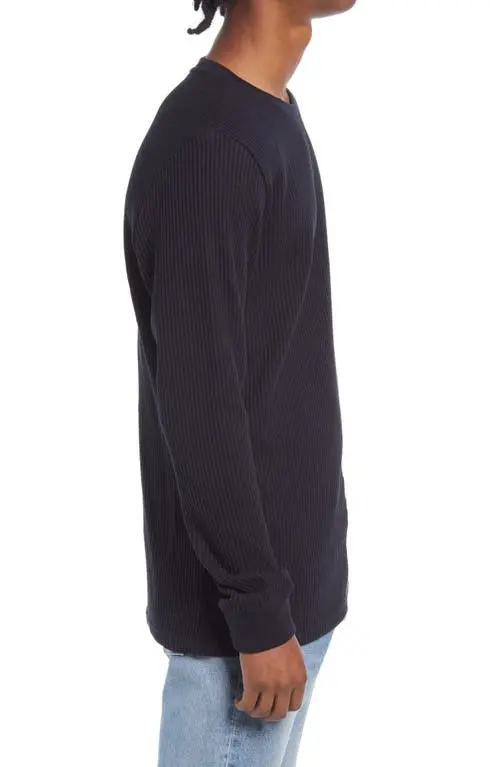 Rvca Day Shift Thermal Long Sleeve Shirt - Blk-black
