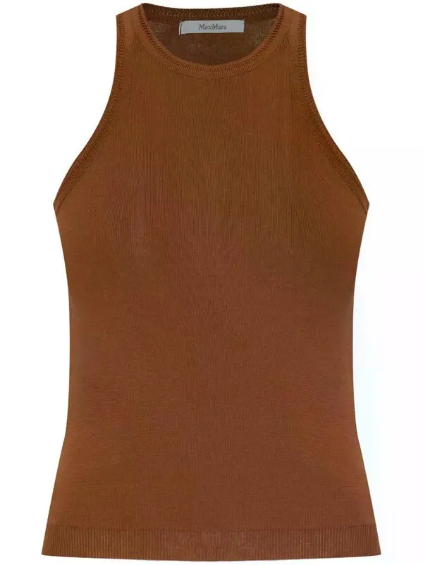 Max Mara Ribbed Cotton Tank Top