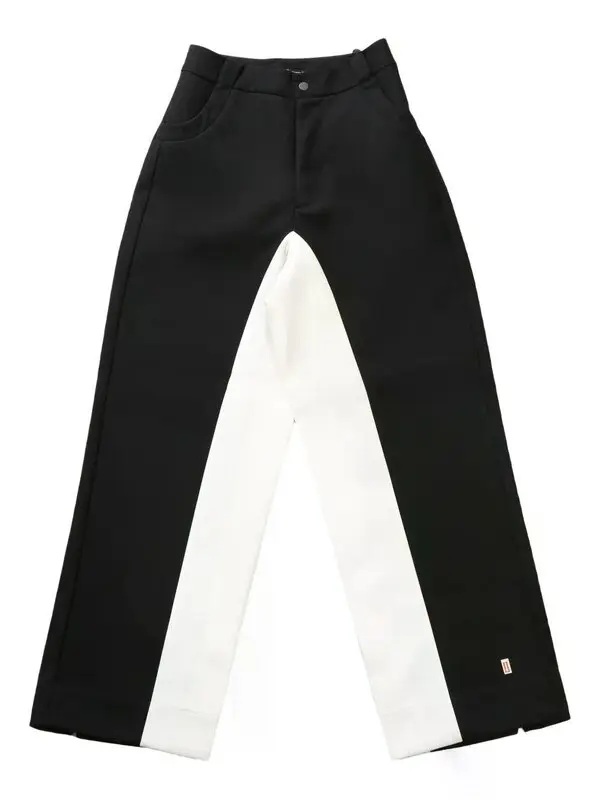 FAX COPY EXPRESS Two-tone Wide Leg Trousers