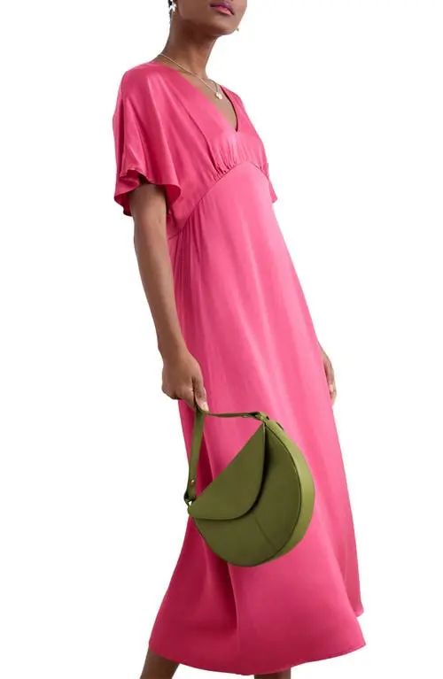 SEASALT CORNWALL Evenglow Dolman Sleeve Satin Dress