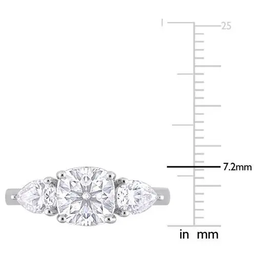 JULIANNA B. 3ct Moissanite Three-stone Ring
