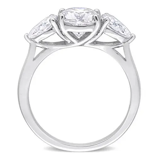 JULIANNA B. 3ct Moissanite Three-stone Ring