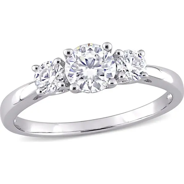 JULIANNA B. 1ct Dew Moissanite Ring - Sterling Silver