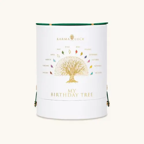 KARMA AND LUCK Tourmaline Feng Shui Crystal Tree Of Life October Birthstone Calming Presence - Pink