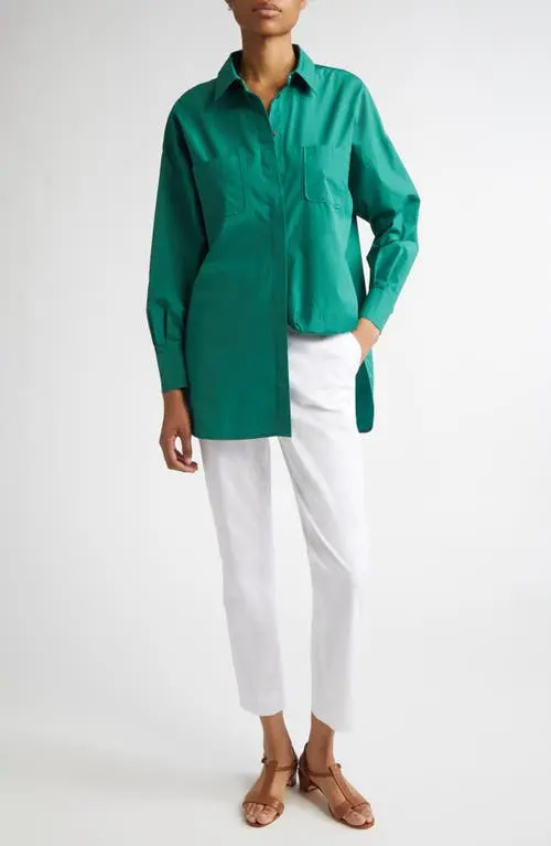 Max Mara Odino Oversize Cotton Button-up Shirt