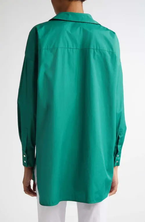 Max Mara Odino Oversize Cotton Button-up Shirt