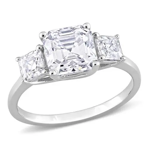 JULIANNA B. 2-3/4ct Dew Moissanite Ring - Sterling Silver