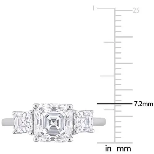 JULIANNA B. 2-3/4ct Dew Moissanite Ring - Sterling Silver