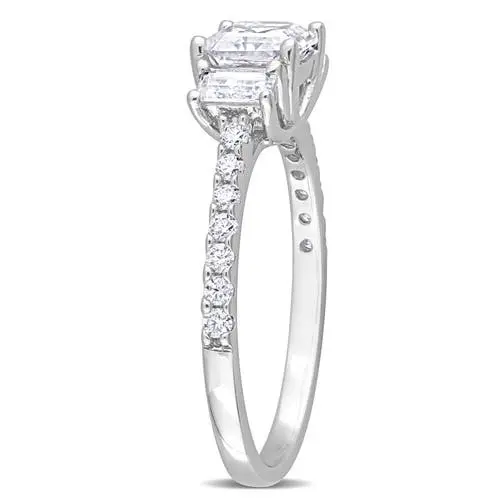 JULIANNA B. 1-1/3ct Dew Moissanite Three Stone Ring