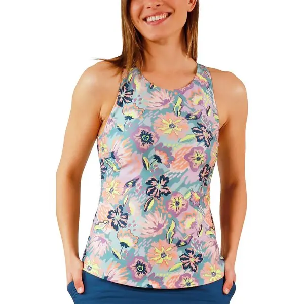 UV SKINZ High Neck Tankini - Florida Floral