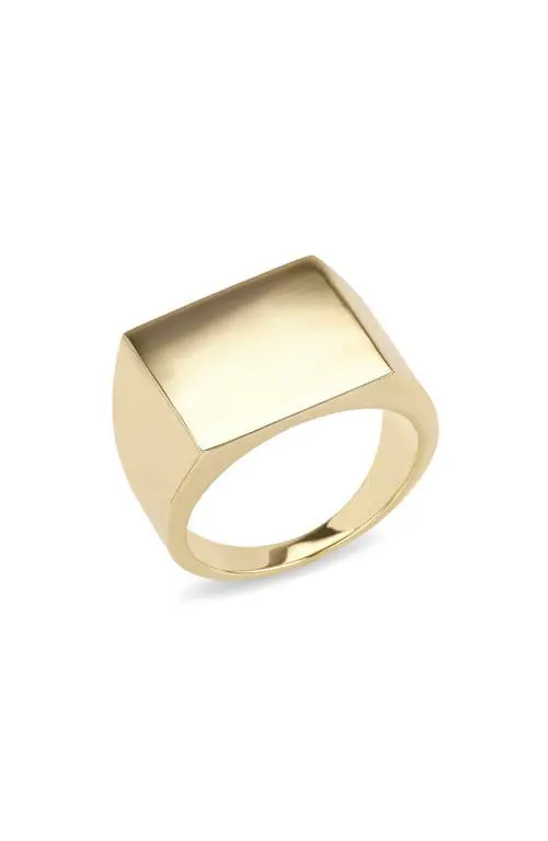 Lana Jewelry 14k Gold Signet Ring - Yellow Gold