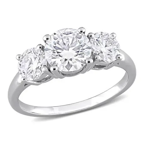 JULIANNA B. 2-1/4ct Dew Moissanite Ring - Sterling Silver