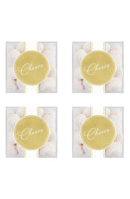 SUGARFINA Cheers Set Of 4 Champagne Bubbles Candy Cubes - No Color
