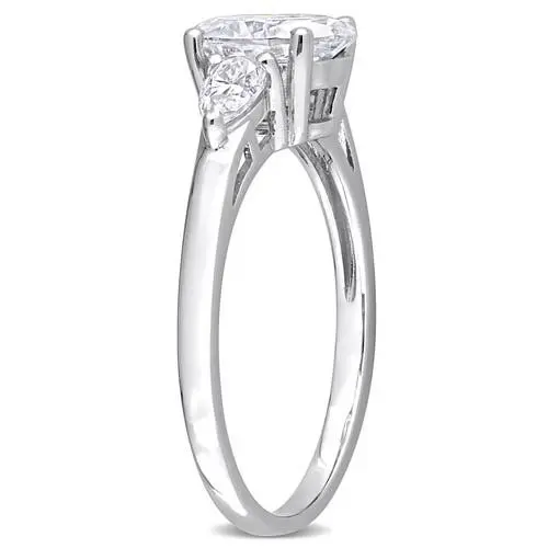 JULIANNA B. Moissanite Three-stone Ring