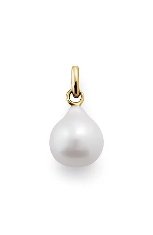 Monica Vinader Baroque Pearl Charm - 14kt Solid Gold /pearl