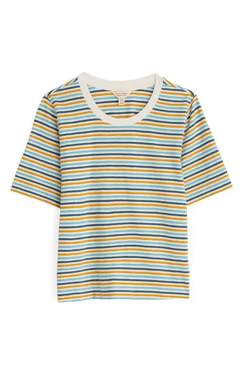 SEASALT CORNWALL Copseland Stripe Organic Cotton T-shirt