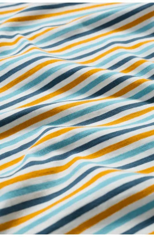 SEASALT CORNWALL Copseland Stripe Organic Cotton T-shirt