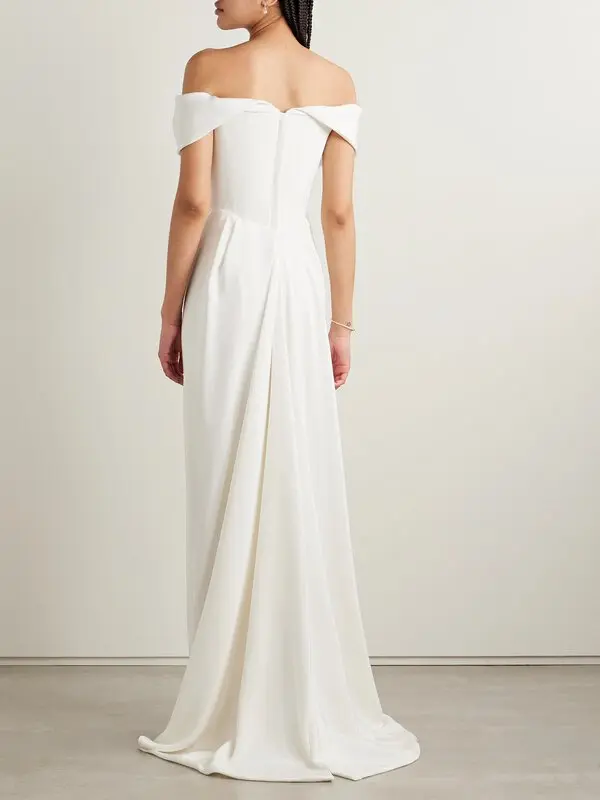 Vivienne Westwood Nova Cocotte Off-The-Shoulder Gown - Neutrals |  Editorialist