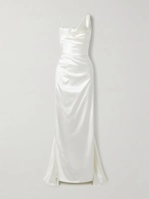 VIVIENNE WESTWOOD Minerva Draped Gown - Neutrals