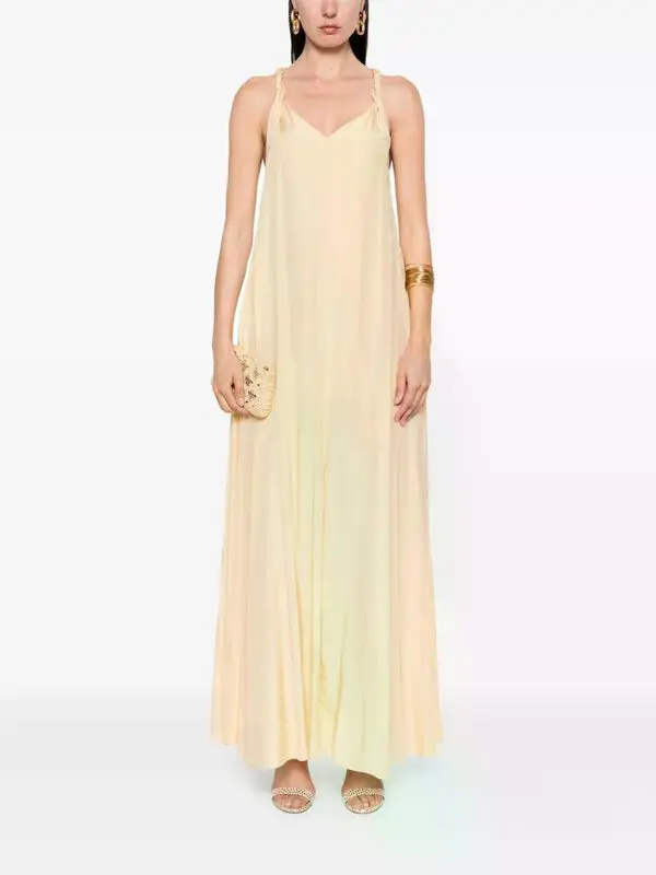 Patrizia Pepe Ring Hardware Detailed Maxi Dress