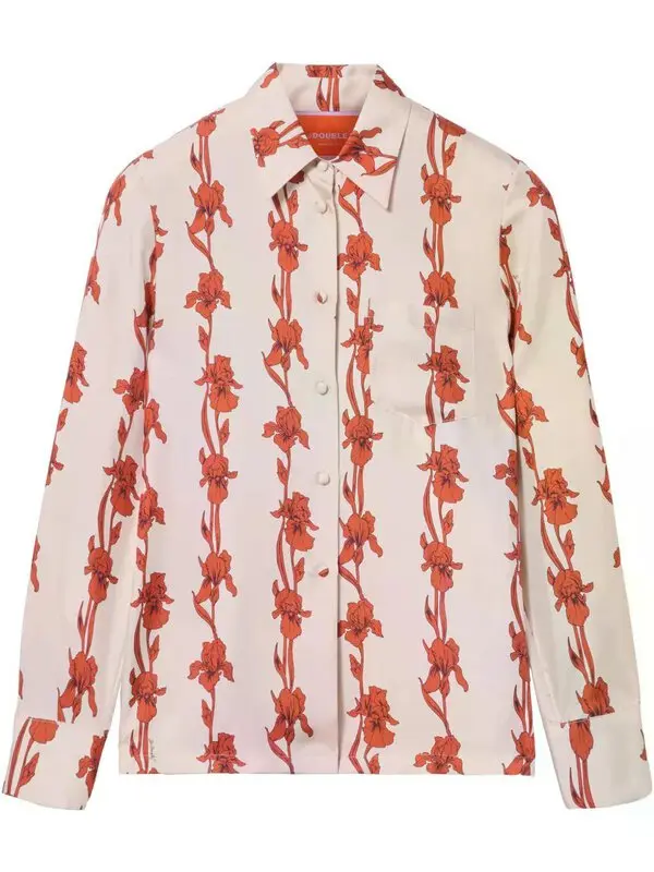 La DoubleJ Iris-print Shirt