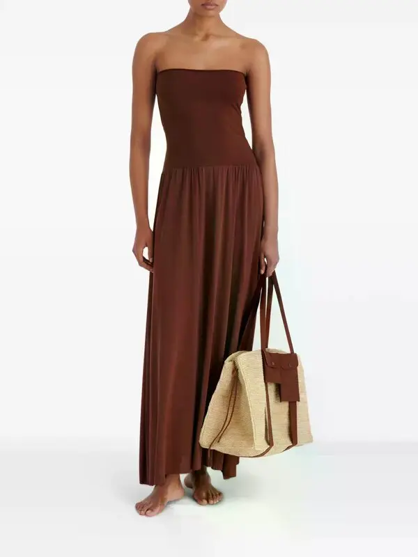 ERES Oda Maxi Dress - Brown