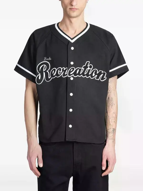 BODE Outfield Baseball Shirt - Black