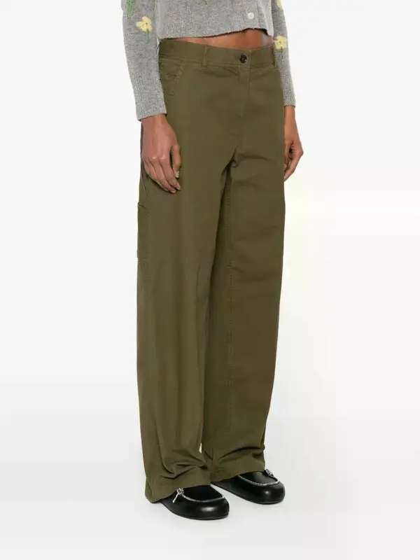 Aspesi Canvas Trousers - Green