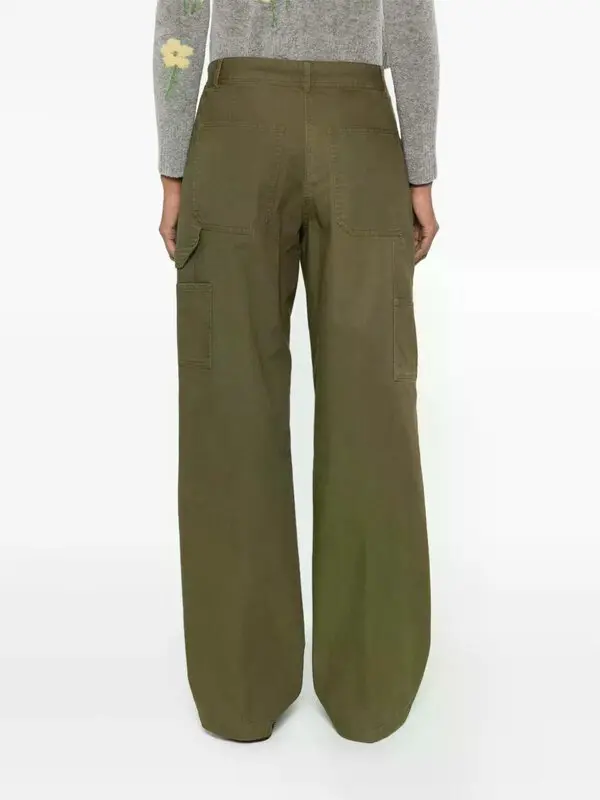 Aspesi Canvas Trousers - Green