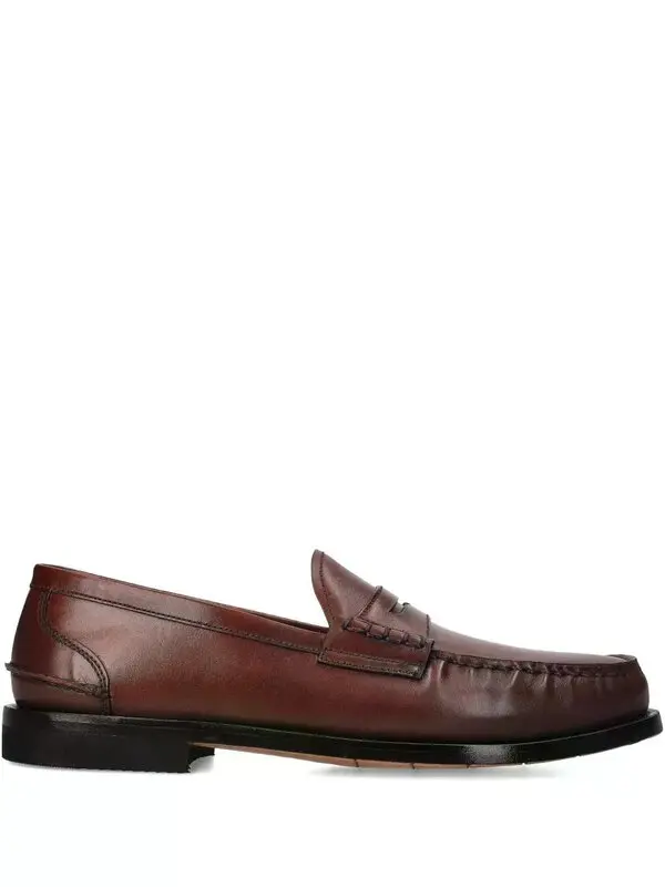 Premiata Leather Penny Loafers