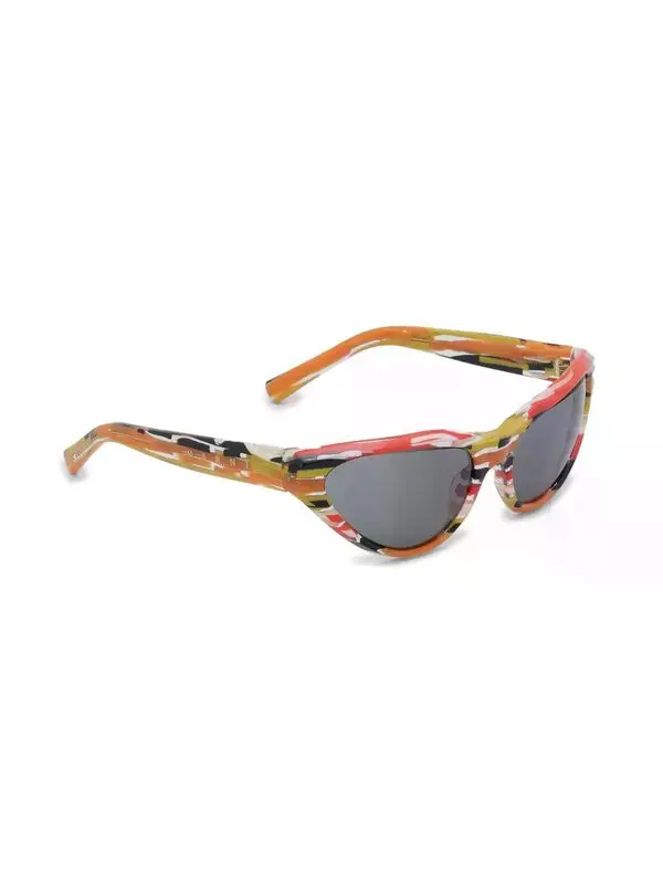 Marni Spacey Stripey Mavericks Cat-eye Sunglasses