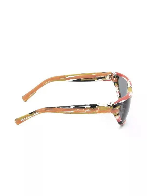 Marni Spacey Stripey Mavericks Cat-eye Sunglasses
