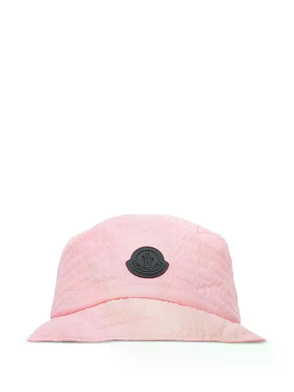 Moncler Quilted Bucket Hat - Pink